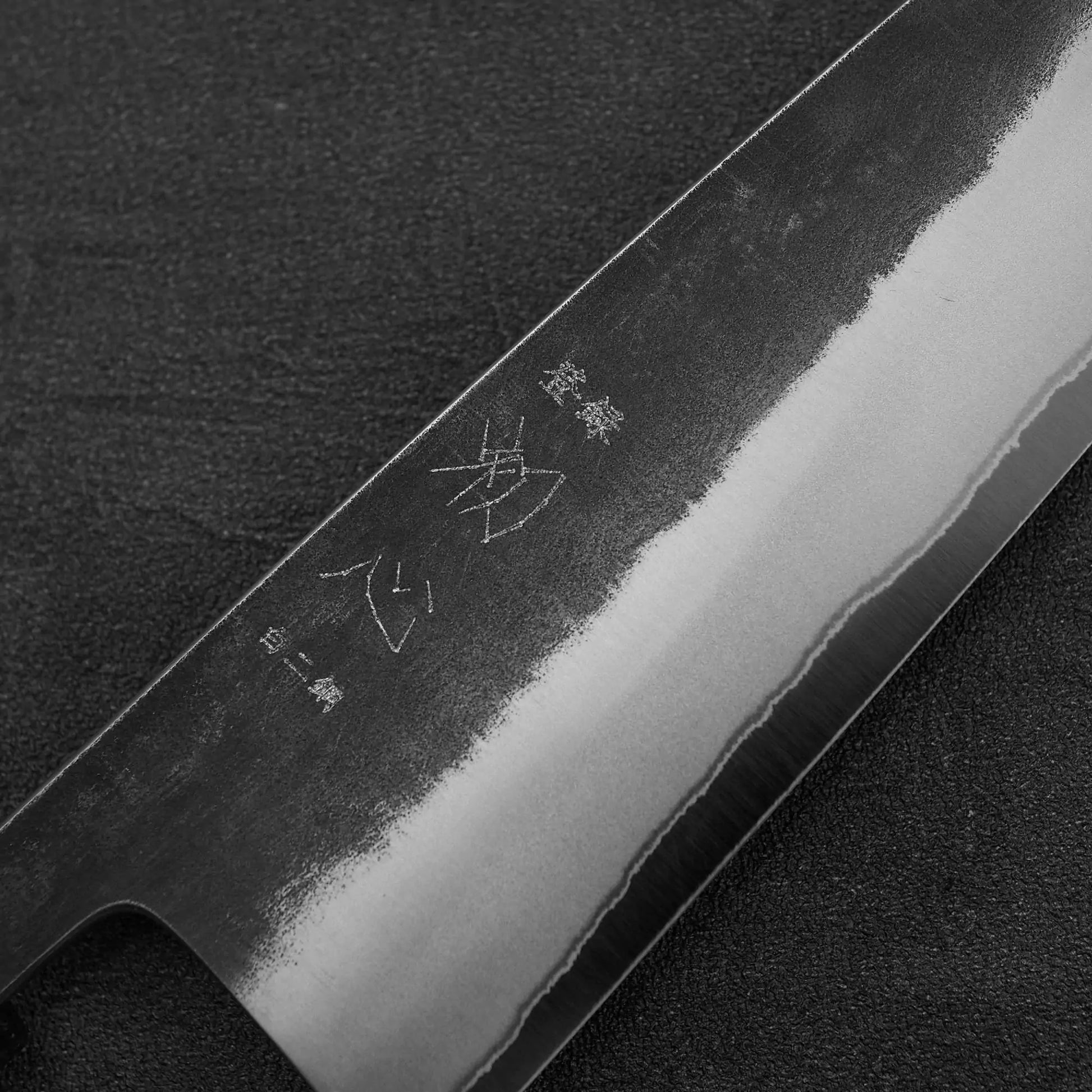 Hatsukokoro Kurokaze kurouchi shirogami#2 gyuto 210mm – Zahocho Knives ...
